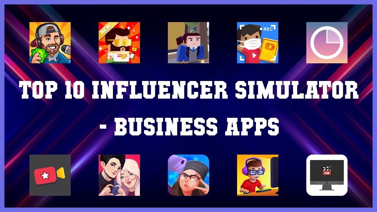 Top 10 Influencer Simulator Android Apps - YouTube