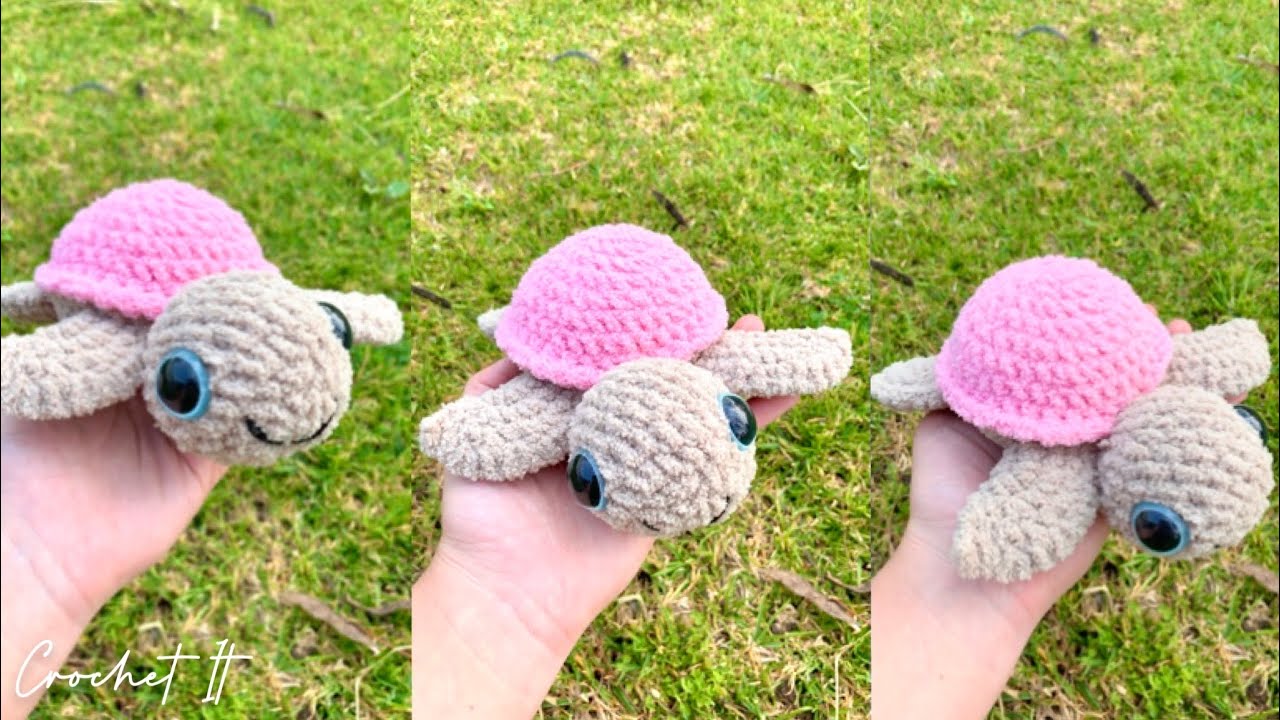 Crochet a turtle plushie | Easy | Full tutorial - YouTube