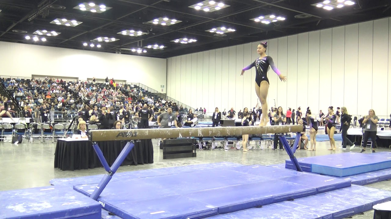 SrE Helen Hu, IK Gym | L10 Beam 2019 JO Nationals - YouTube
