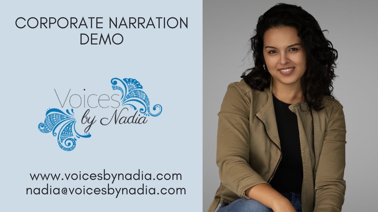 Nadia Marshall - Corporate Narration Demo - YouTube