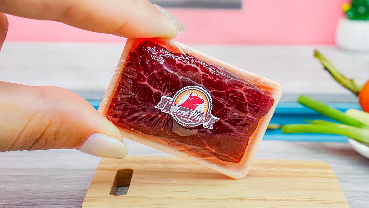 Perfect Miniature Steak Recipe | Amazing Tiny Pan Fried Beef Tutorial ...