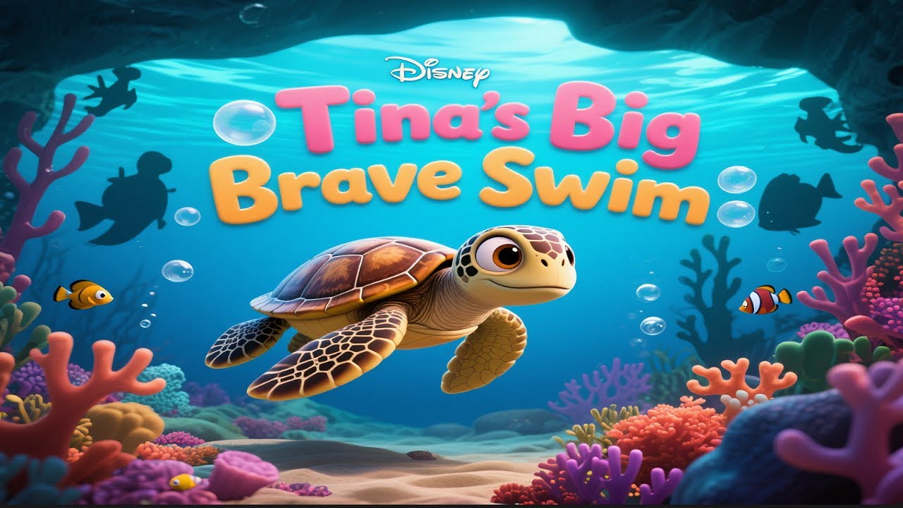 "Tina the Tiny Turtle’s Big Brave Swim | A Heartwarming Kids Story ...