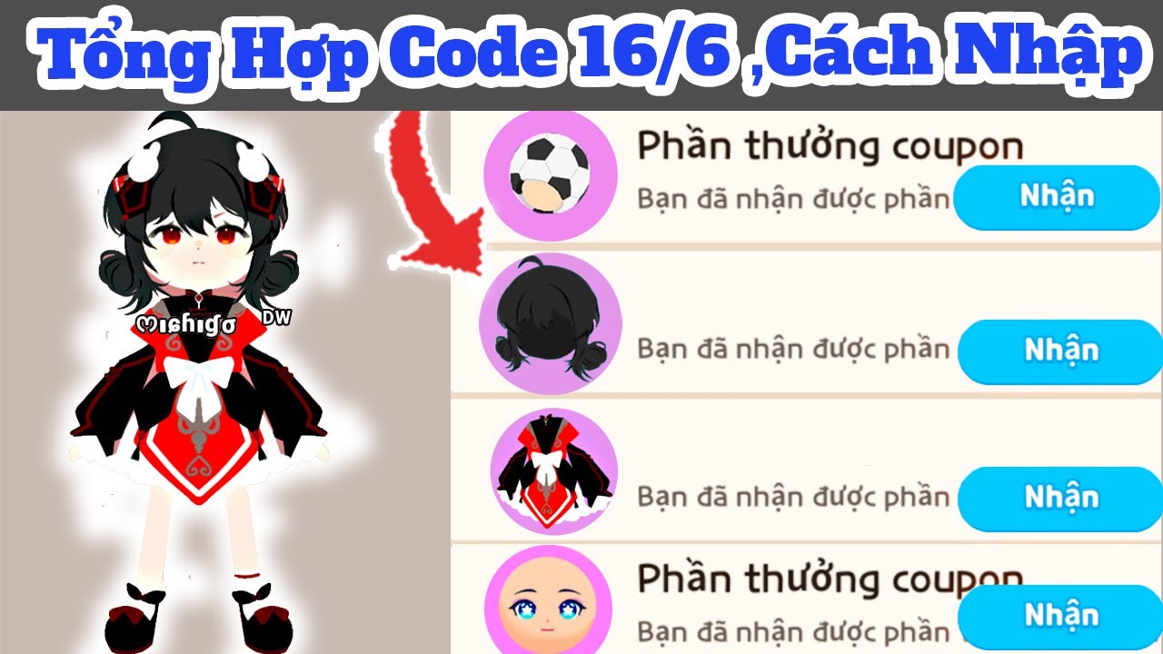 [Play Together] Tổng Hợp Code 16/6 và Cách Nhập Code Dễ - YouTube