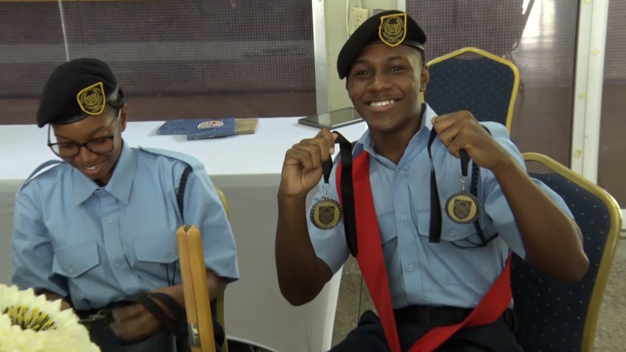 TT Paramilitary Police Youth Club Induction And Flag Ceremony - YouTube