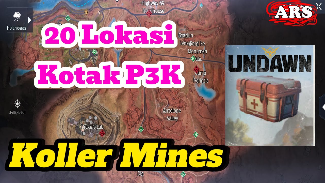 Lokasi Kotak P3K di Map Koller Mines | Undawn - YouTube