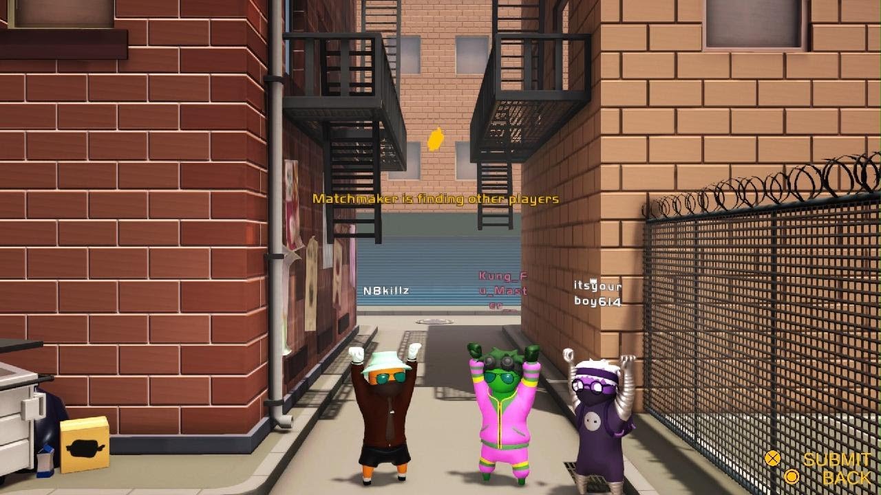 Gang Beasts Epic Triple Threat match on ring n towers - YouTube