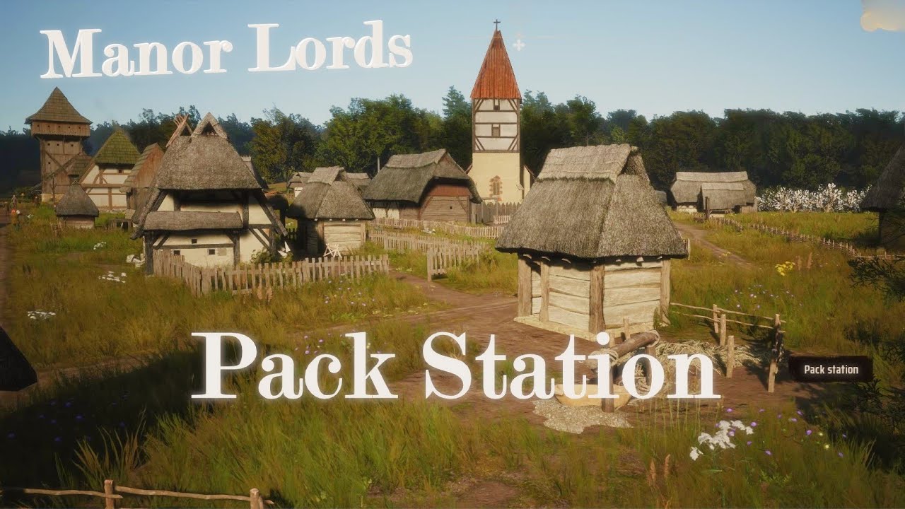 Manor Lords - Pack Station Tutorial (Trade between regions) - YouTube