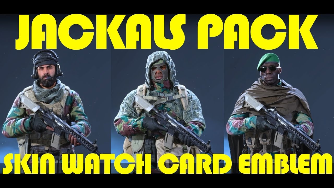 BRAND NEW Jackals Pack Preview - Call of Duty Modern Warfare - YouTube