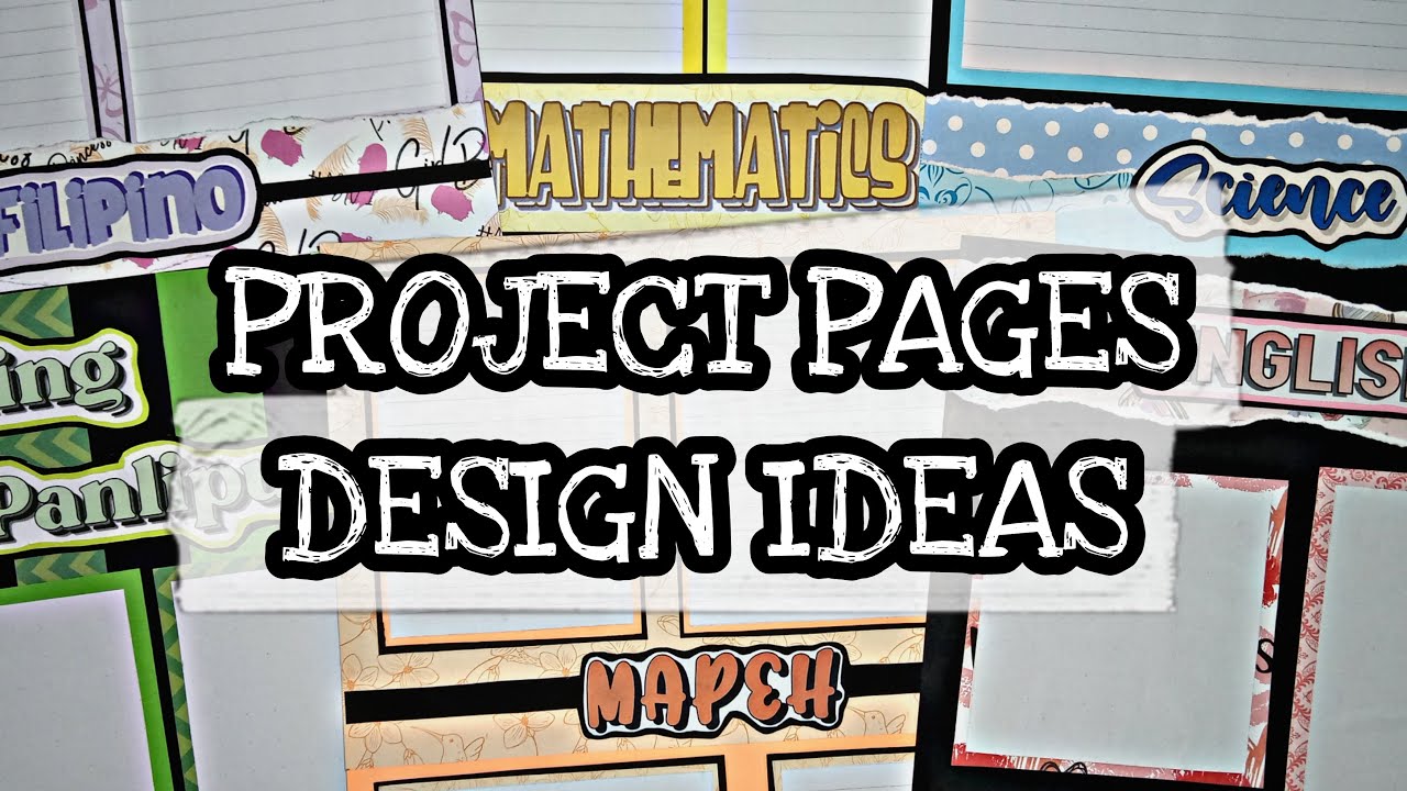 PROJECT PAGES DESIGN IDEAS | Pauline's Diary - YouTube