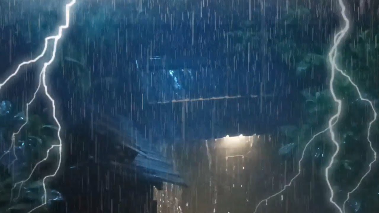 heavy rains & thunderstorms help you sleep soundly at night in farm ...