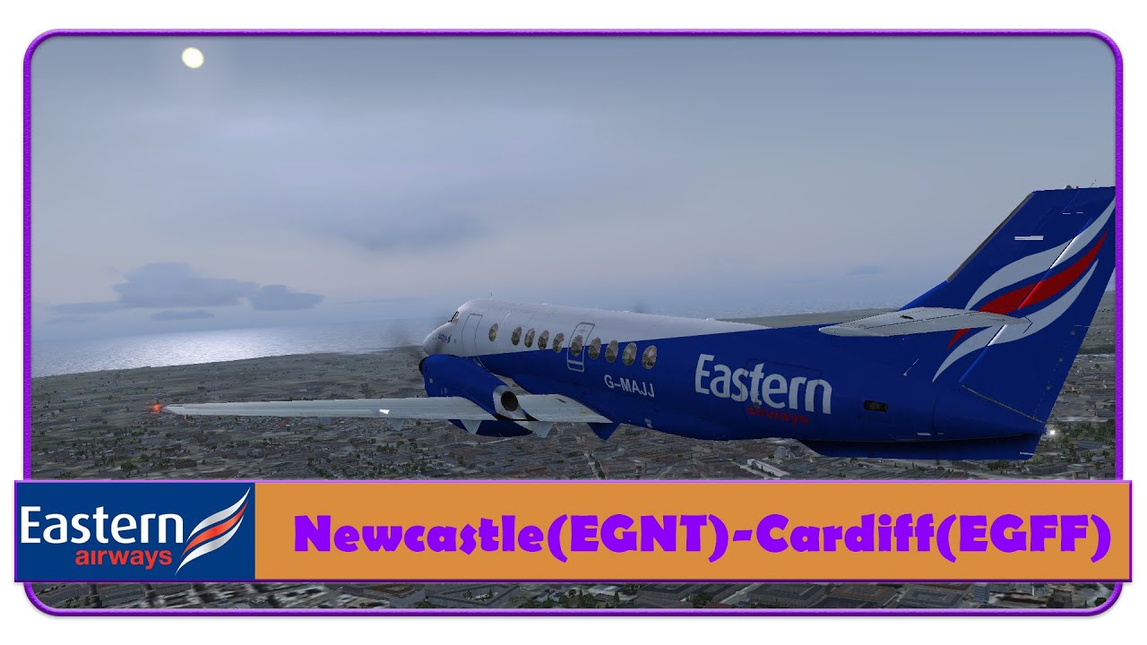 [FSX] Eastern Airways | Newcastle-Cardiff | PMDG Jetstream 41 | - YouTube