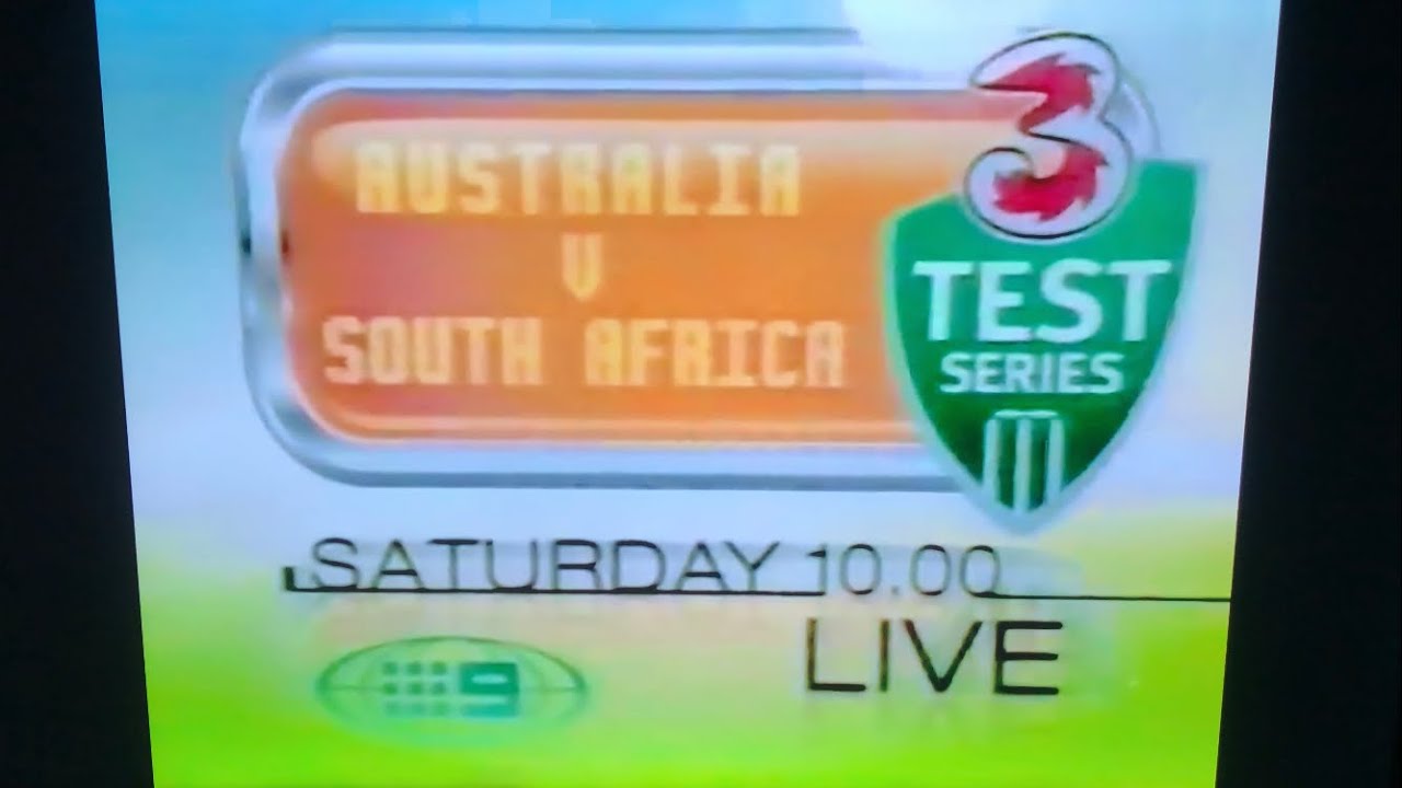 Channel Nine Cricket Australia vs South Africa 2008/09 Promo - YouTube