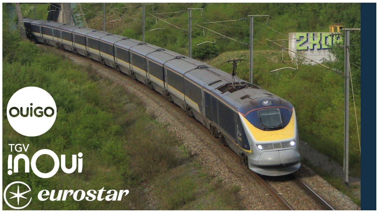 🇫🇷 ⸱ [4K | SNCF] TGV InOui, OUIGO, Eurostar & Thalys autour de Lille ...