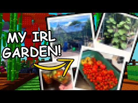 My Actual IRL Grow A Garden REVEALED! (told you) - YouTube