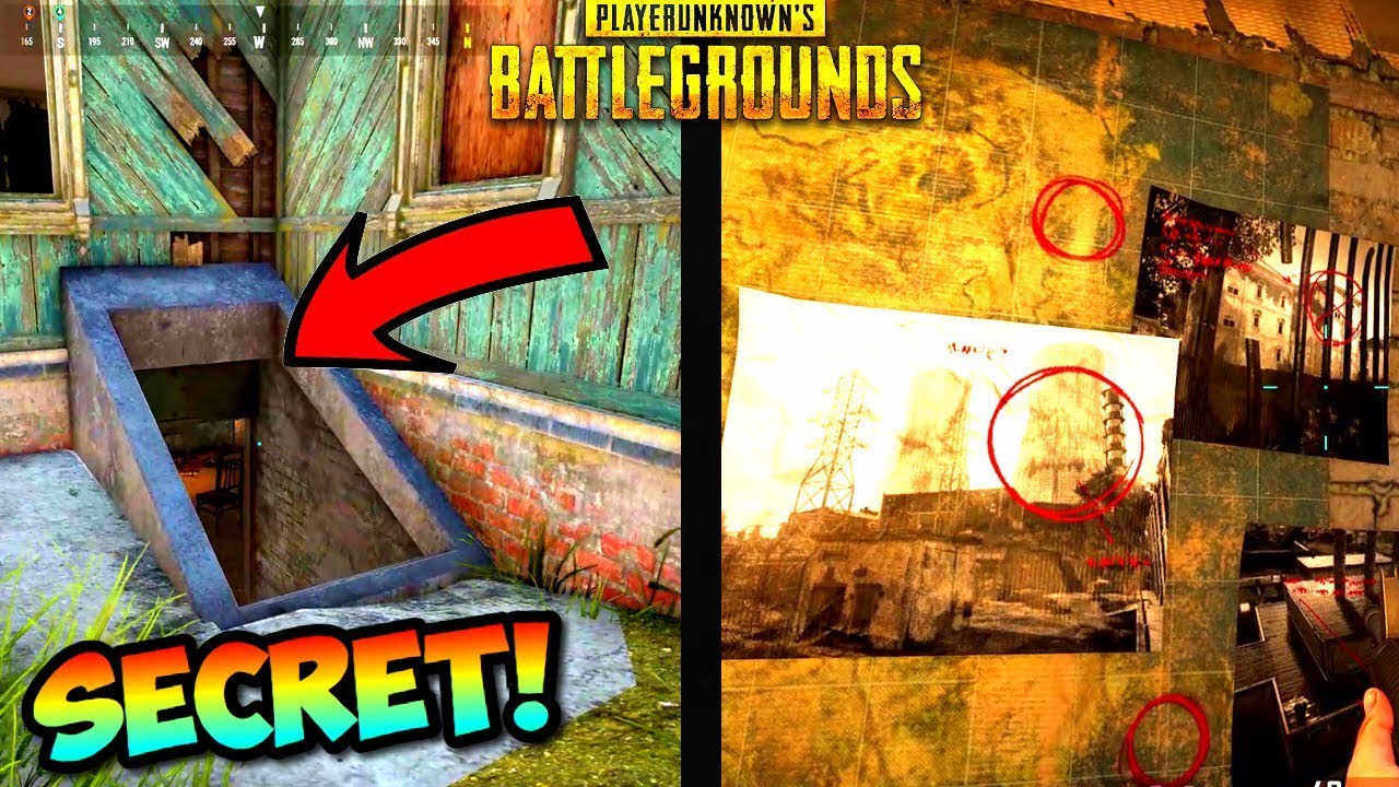 ALL *SECRET Erangel Remastered EASTER EGGS You MISSED! (hidden areas ...