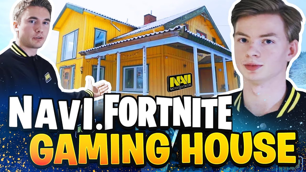 NAVI Fortnite Gaming House Tour - YouTube
