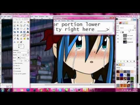 Tears Tutorial in Gimp - YouTube