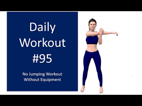 Daily Workout Series #95: No Jumping workout without equipment #workouts #homeexercise #homeworkout