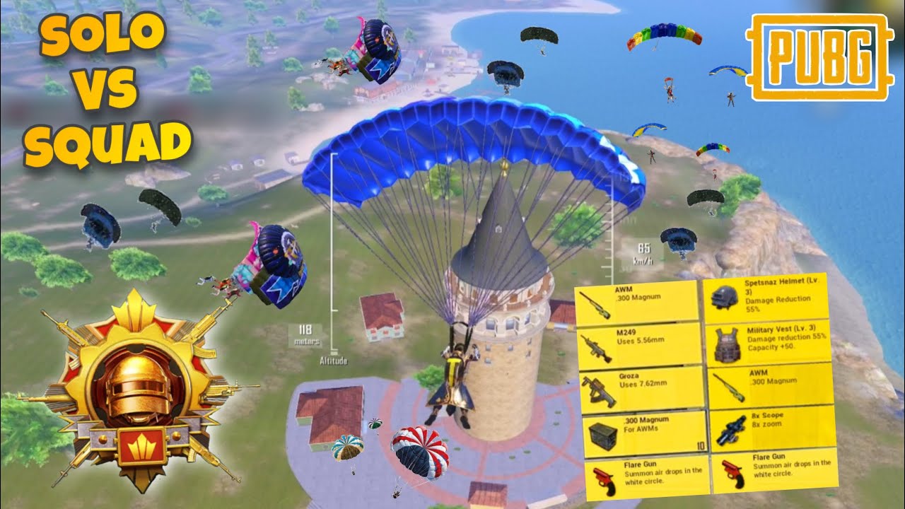 BEST LANDING PUBG Mobile GAMEPLAY SAMSUNG,A7,A8,J4,J5,J6,J7,J2,J3,XS,A3,A4,A5,A6,A7 - YouTube