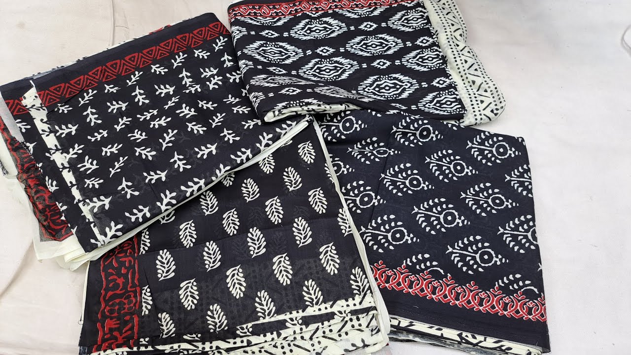 এত অসাধারণ জয়পুরী কারো কাছে নেই| joyouri pure cotton three piece ...