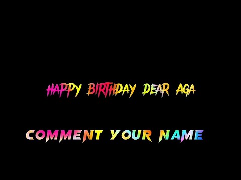 Happy birthday to Aga