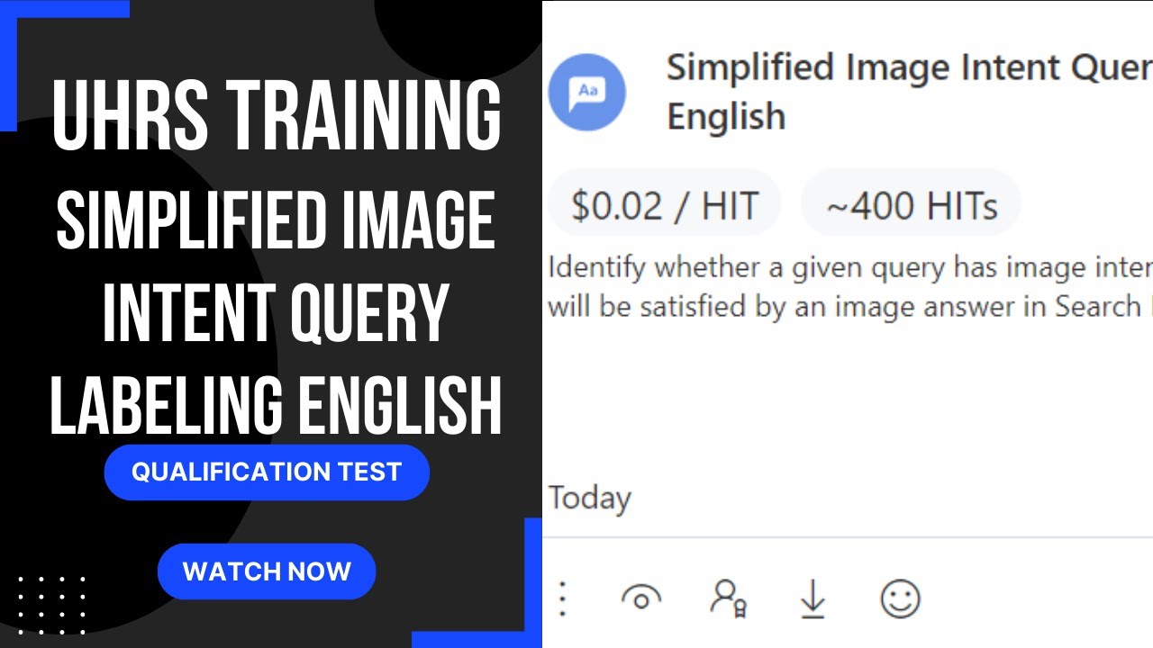 UHRS Qualification: Simplified Image Intent Query Labeling English ...