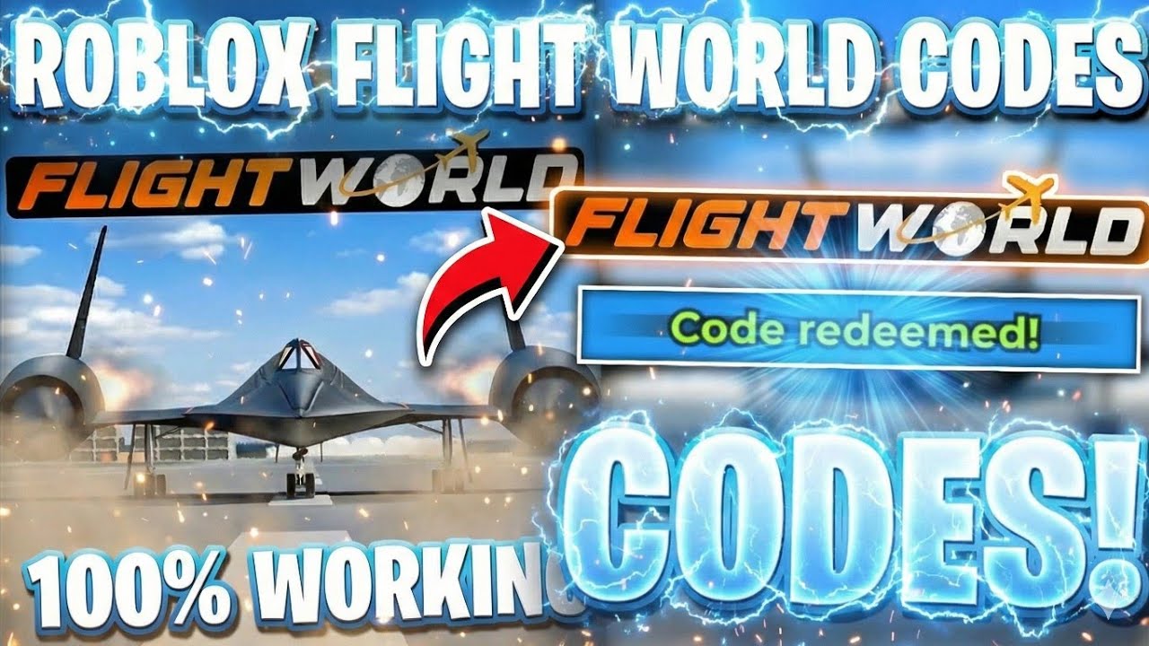 Roblox Flight World Codes 🎁 ALL WORKING FLIGHT WORLD CODES 🔥 - YouTube