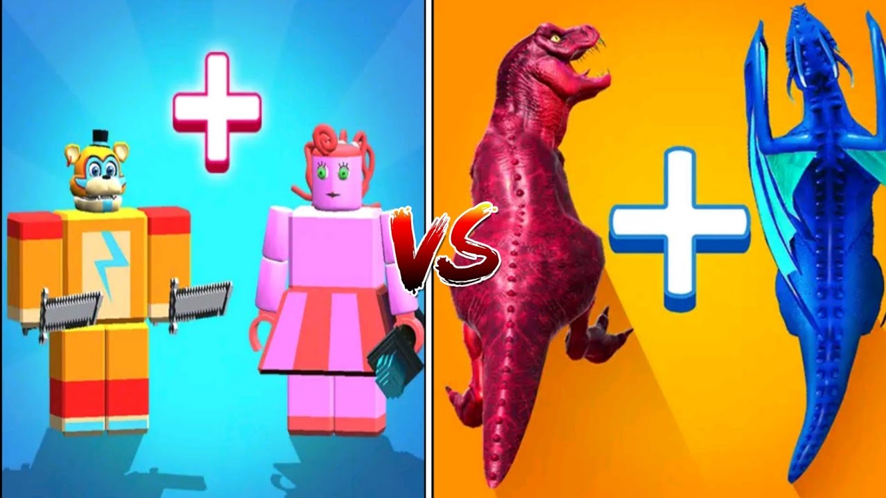 Merge Monster Craft Runner + Merge Monster Dinosaur Fusion 🌟🌟🌟🌟🌟 Merge ...