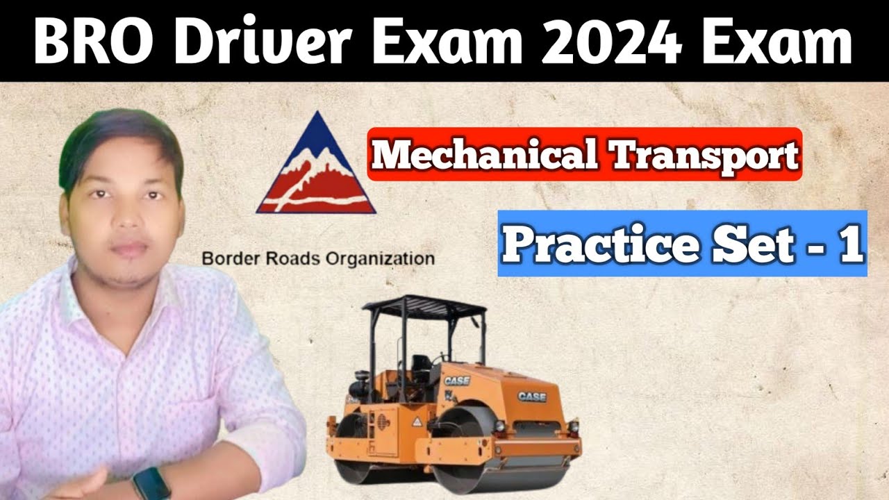 BRO Driver Exam 2024 Exam ,Mechanical Transport,Previous Year Questions ...
