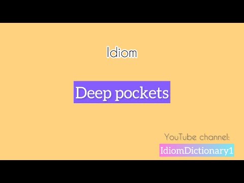 Idiom “ Deep pockets “ meaning | Improve your English by using idiom # ...