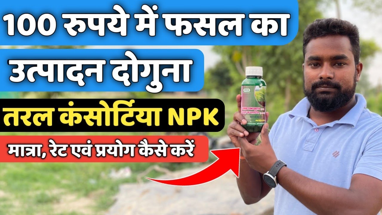 IFFCO Liquid Consortia NPK // Dose, Price, Use तरल कंसोर्टिया - YouTube