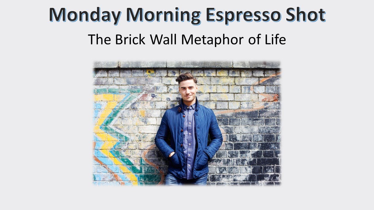 The Brick Wall Metaphor of Life - YouTube