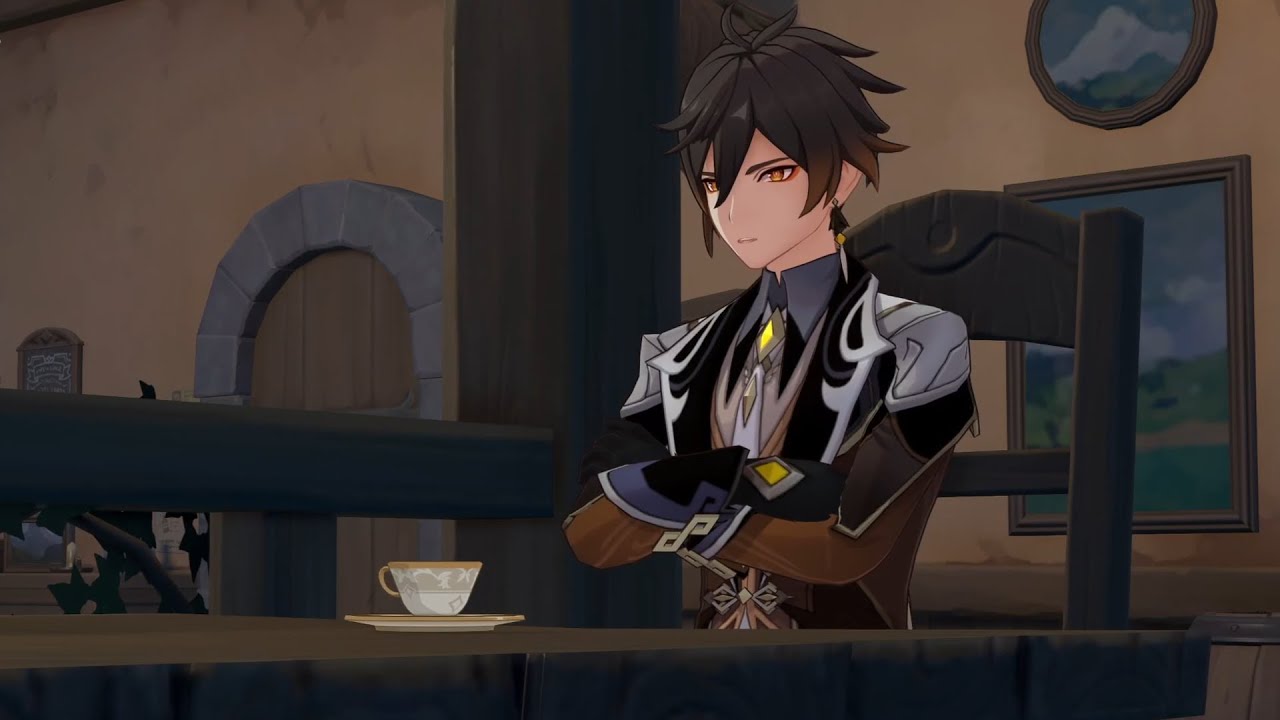 Zhongli "Pays" Mora for Tea... [Genshin Impact][2.5 Event] - YouTube