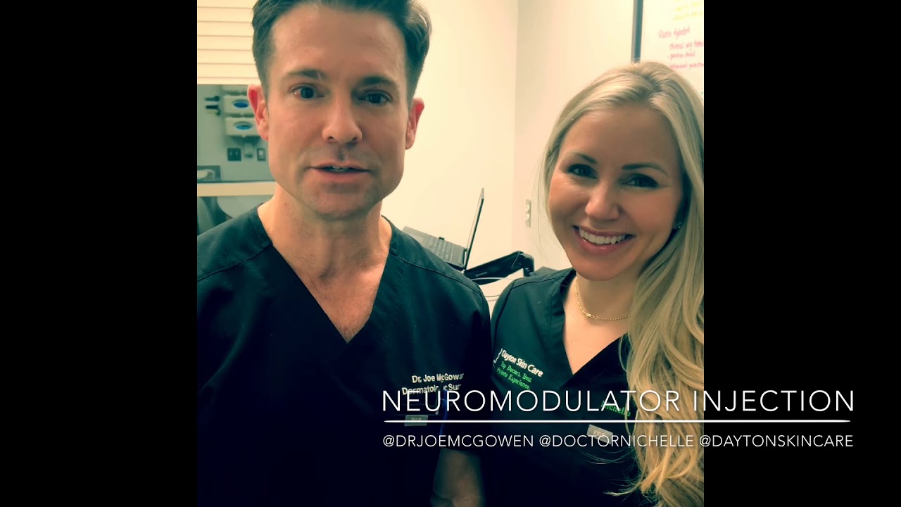 Neuromodulator injection - YouTube