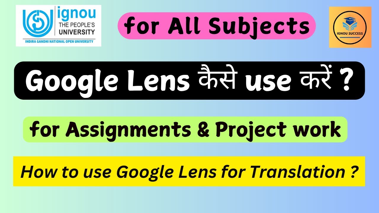 How to use google lens for project translation // #project translation ...