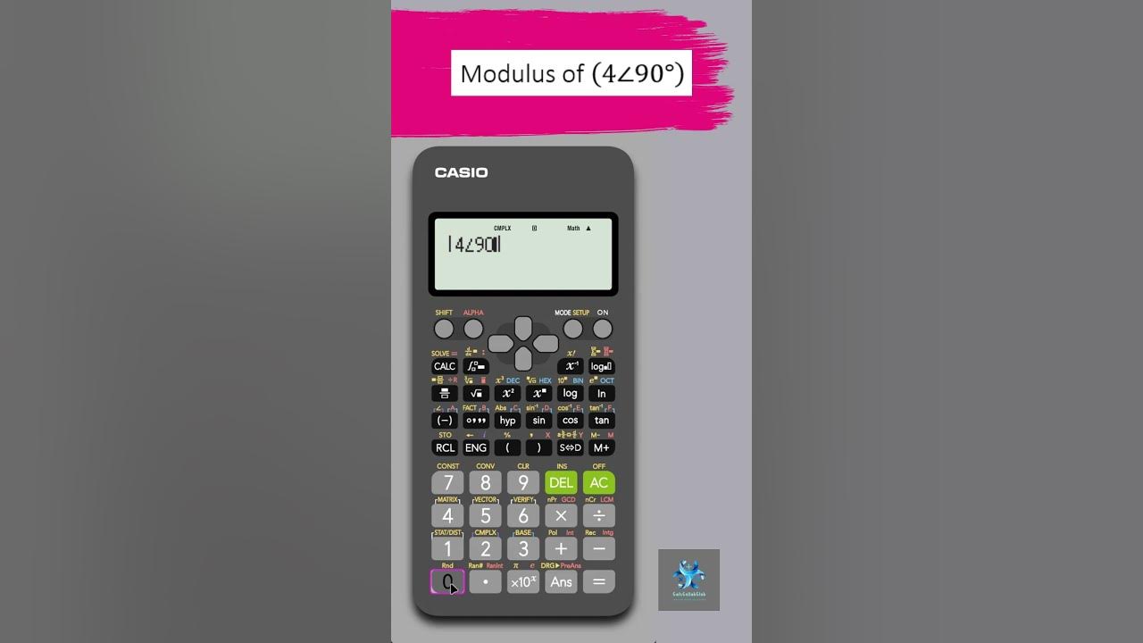How to Find Complex Number Terms (Polar Form) | Casio fx-991ES Sci ...