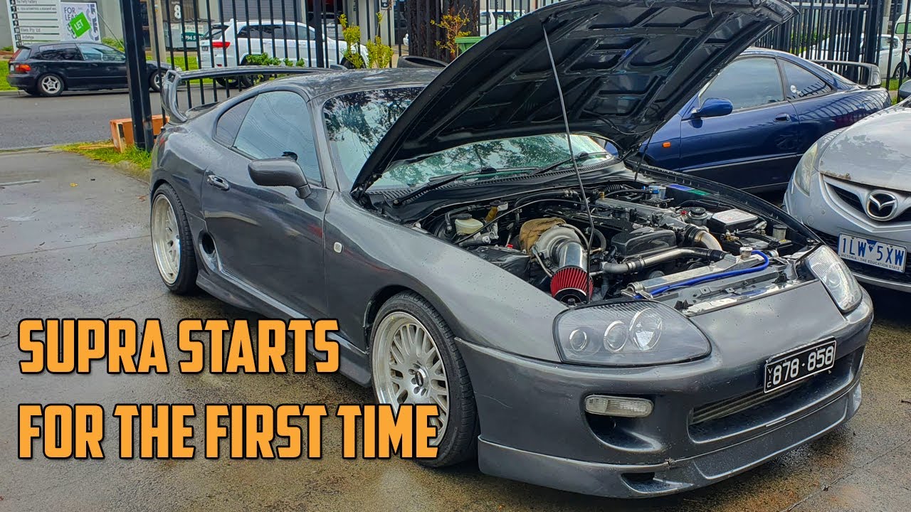 Starting The Supra First Time + S14 Drifting + 500KW Supra Runs - YouTube