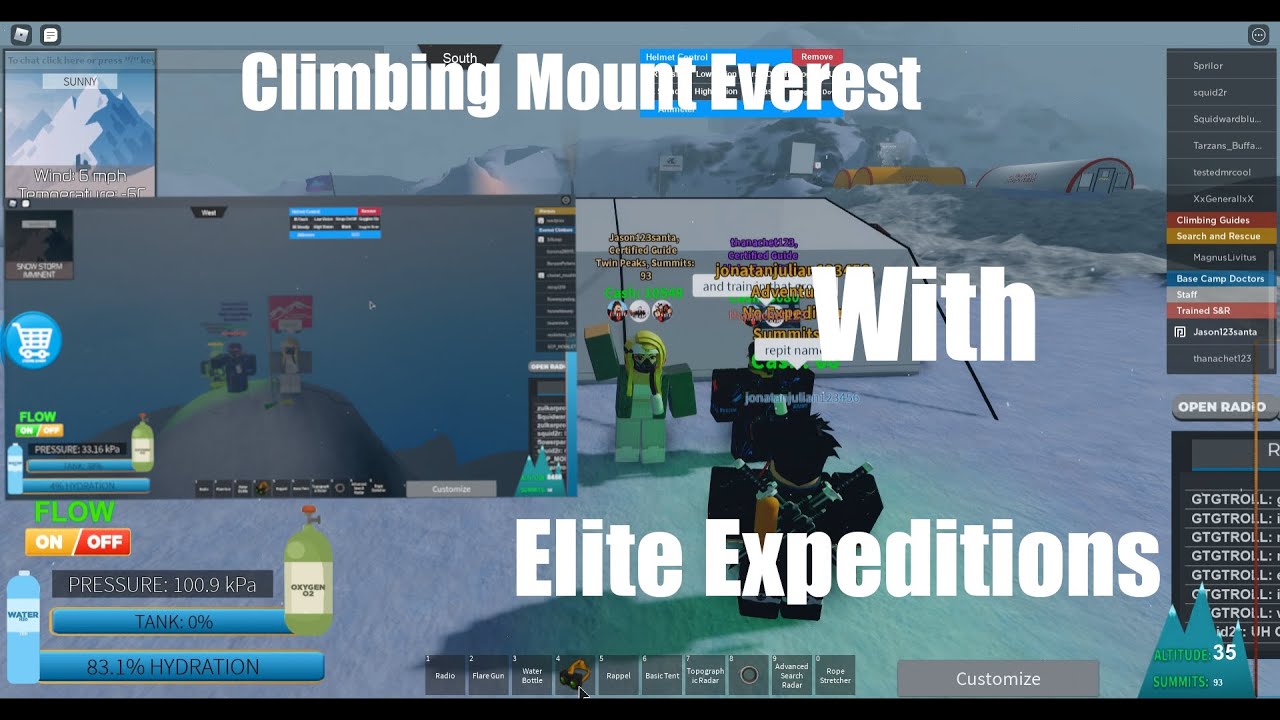 Climbing Mount Everest with Elite Expeditions on Roblox - YouTube