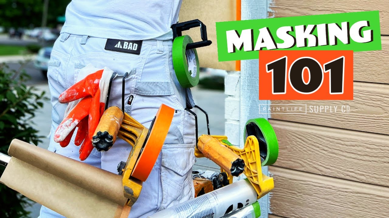 Masking, Getting Ready To Spray and Controlling Overspray. - YouTube