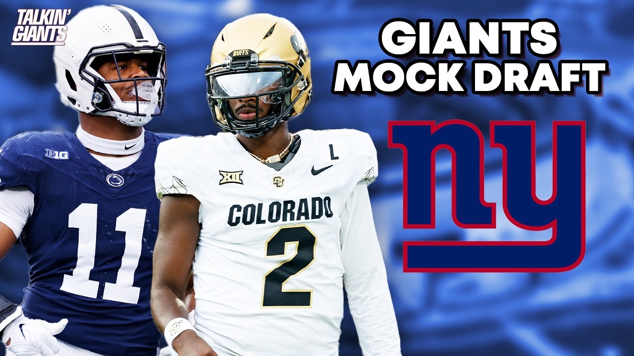 New York Giants Only Mock Draft | 848 - YouTube