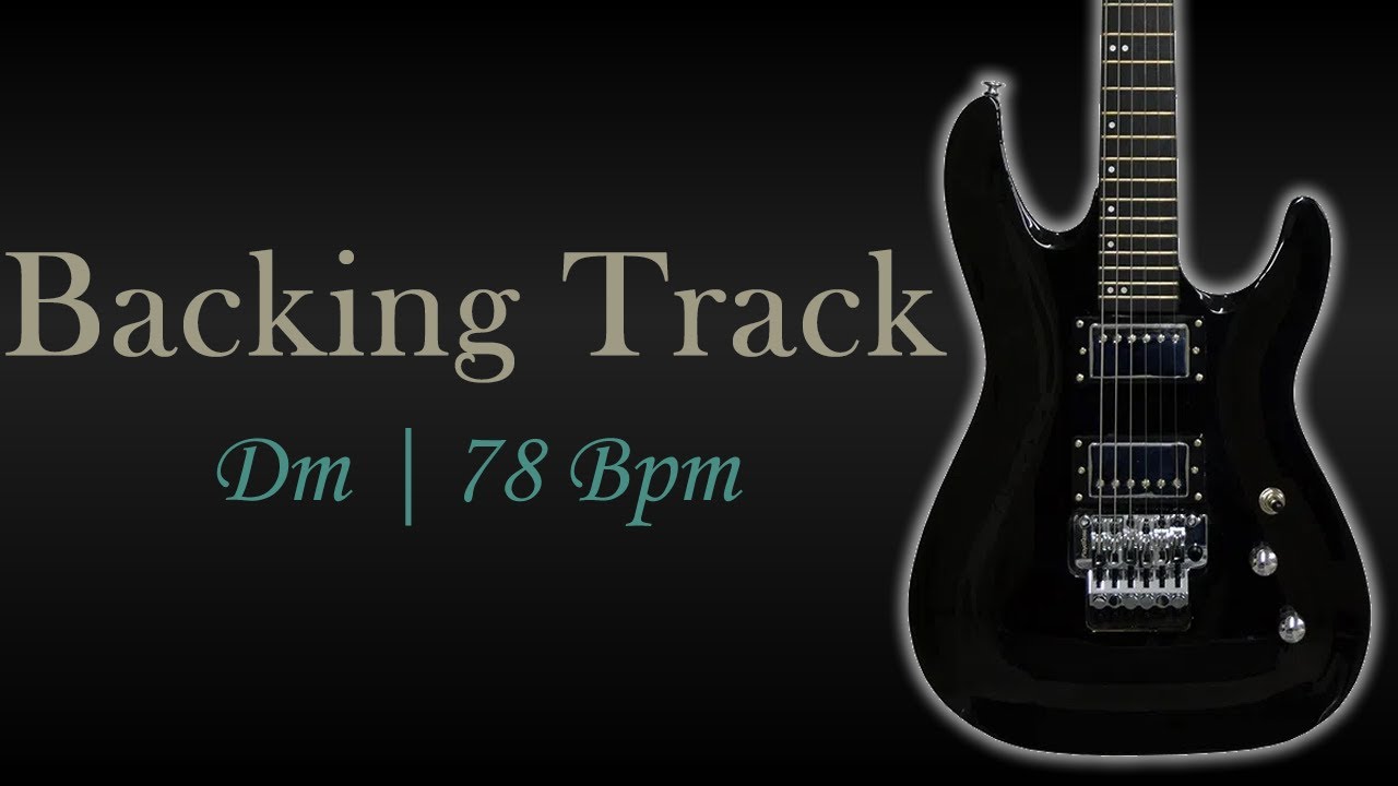 D Minor Backing Track | 78 Bpm - YouTube