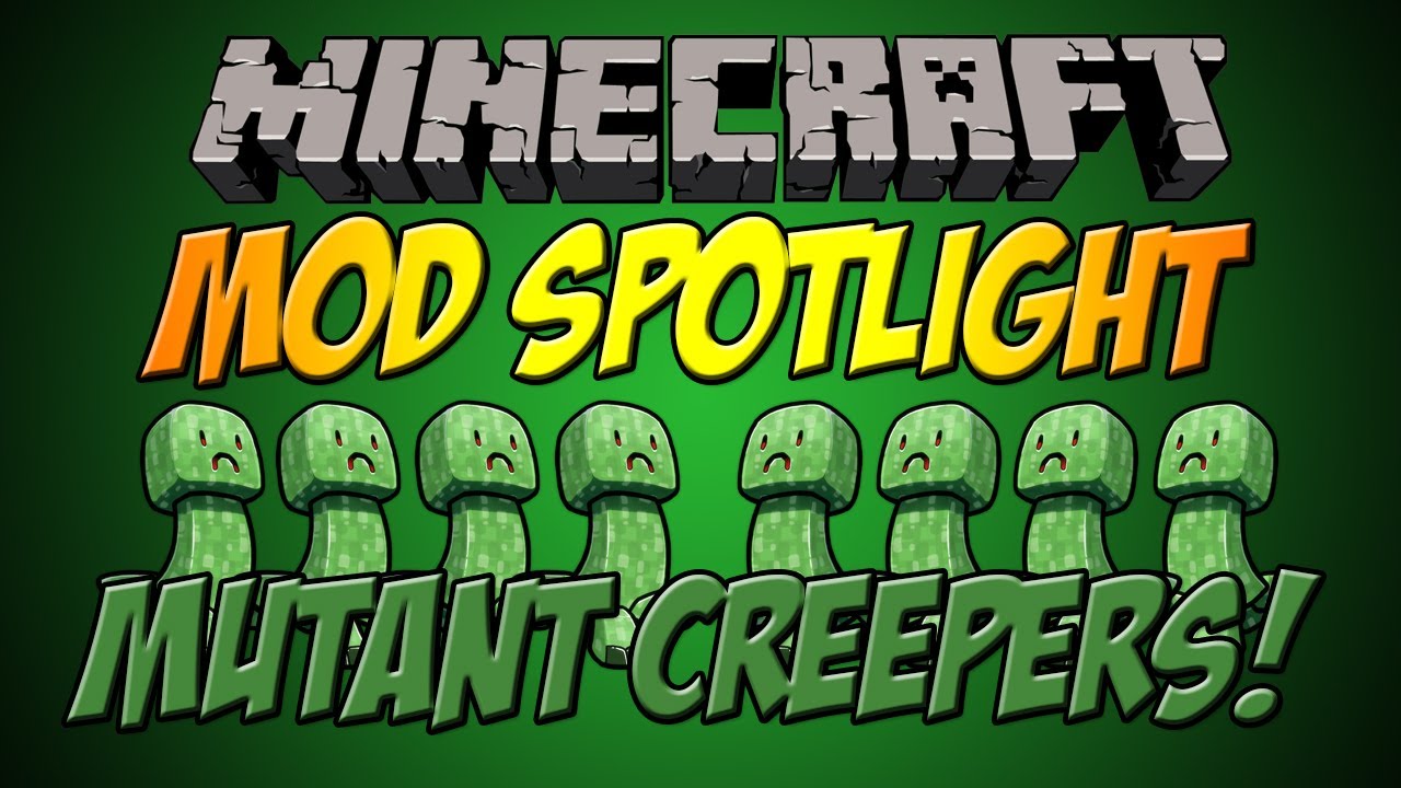 Minecraft Mod Mondays | "Mutant Creepers!" - YouTube