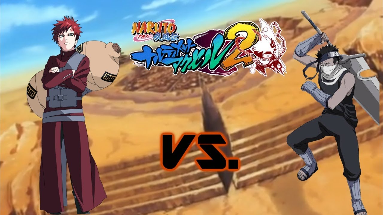 Naruto Accel 2 Gaara Vs Zabuza Youtube