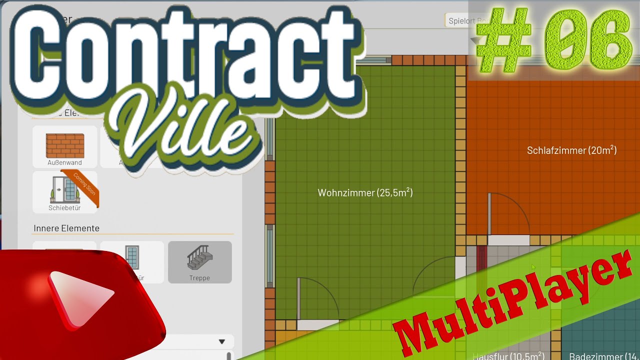 Contract Ville #06 🕹️ Wir planen unser erstes Haus #multiplayer # ...