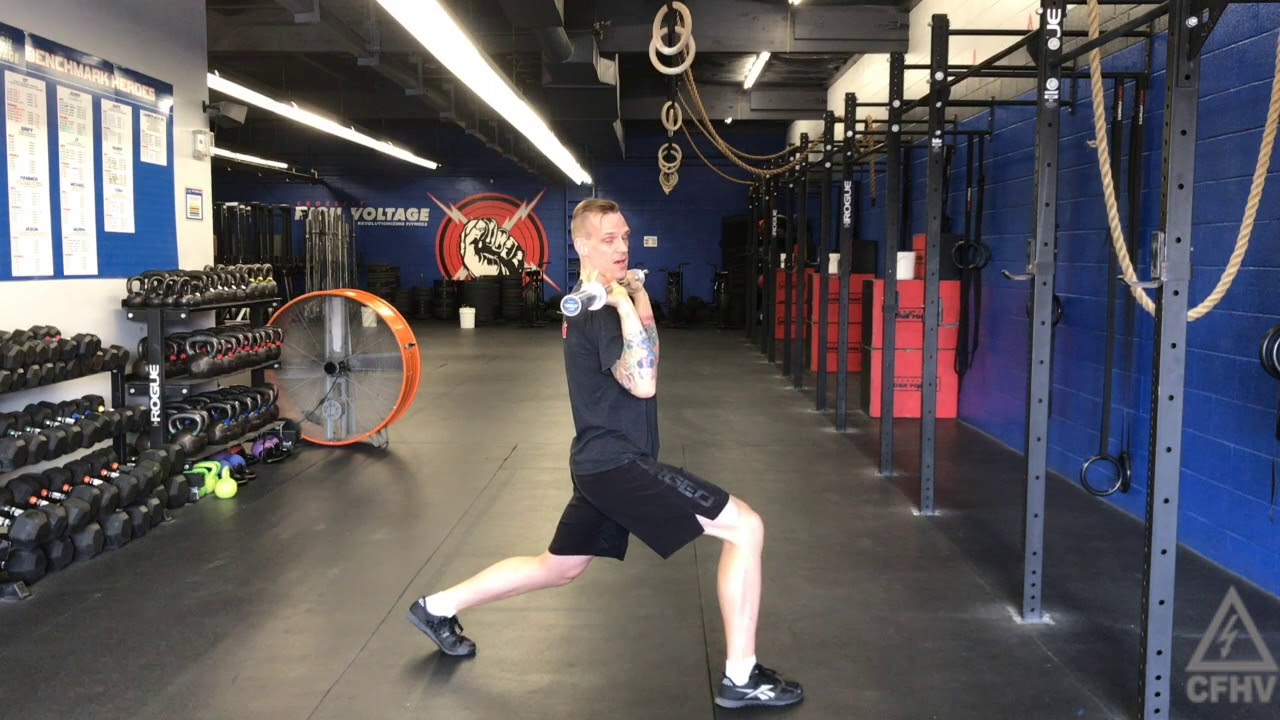 Split Stance Strict Press - YouTube