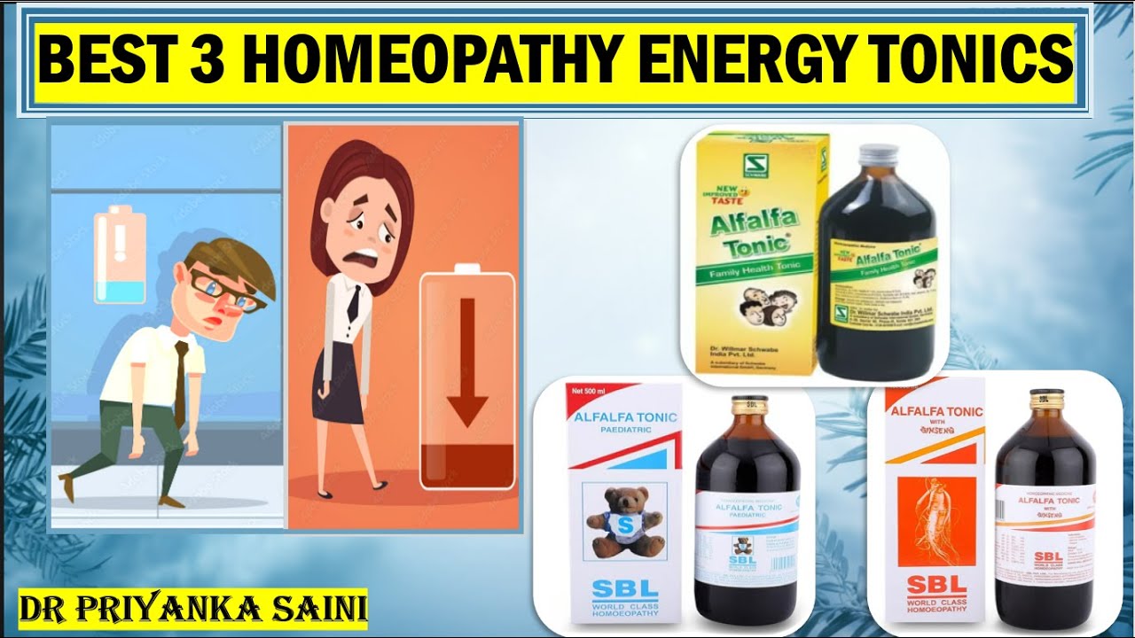 ENERGY BOOSTER || BEST 3 HOMEOPATHY ENERGY TONIC || LOW IMMUNITY ...
