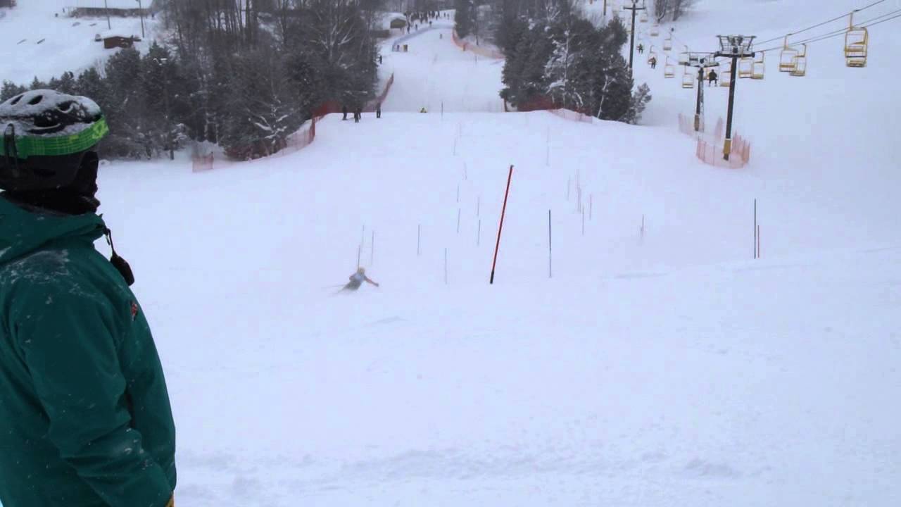 Mont Ripley USSA Race, Aaron Grzelak, First Place Slalom run, U12, Age ...
