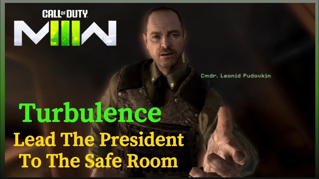 Lead The President To The Safe Room | Turbulence Mission in Call of ...