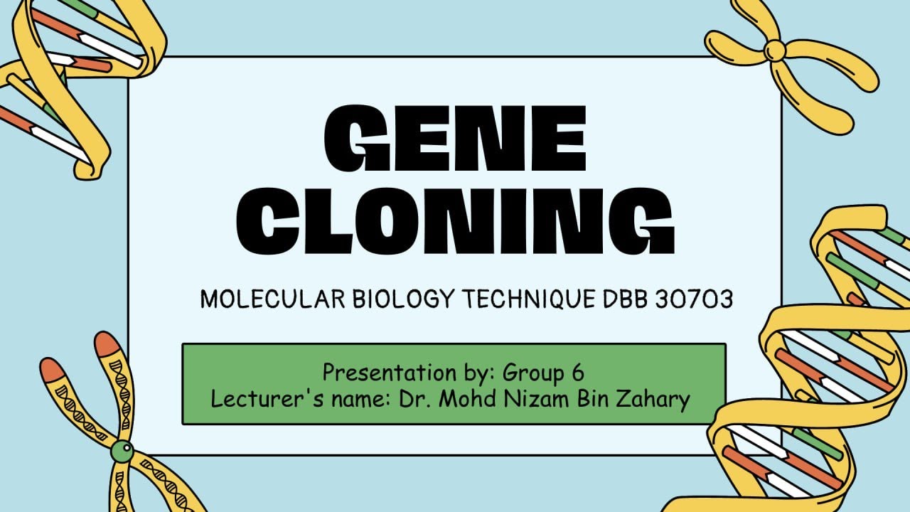 Gene Cloning Technique - YouTube
