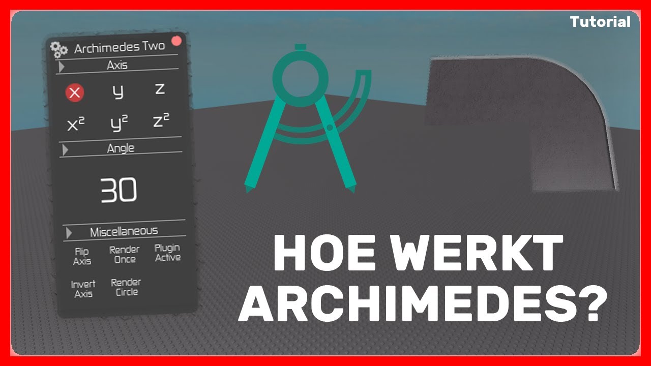 HOE WERKT ARCHIMEDES? - Dev Tutorial (Roblox) - YouTube